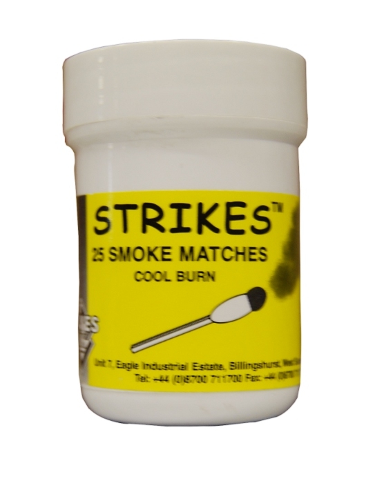 Smoke Matches STRIKES x 25 - Warrior Stoves Ltd